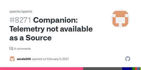 Companion Telemetry Not Available As A Source Issue Opentx Opentx GitHub