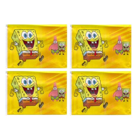 قیمت و خرید دستمال کاغذی جیبی 10 برگ مدل باب اسفنجی و پاتریک کد 22 بسته 4 عددی