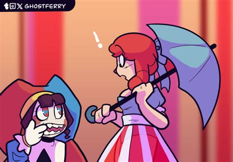 Sharp Teeth Pomni Again Redesign Edition Ghost Ferry On Tumblr