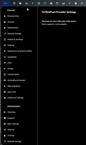 Nextcloud Unified Push Server Support Nethserver Community