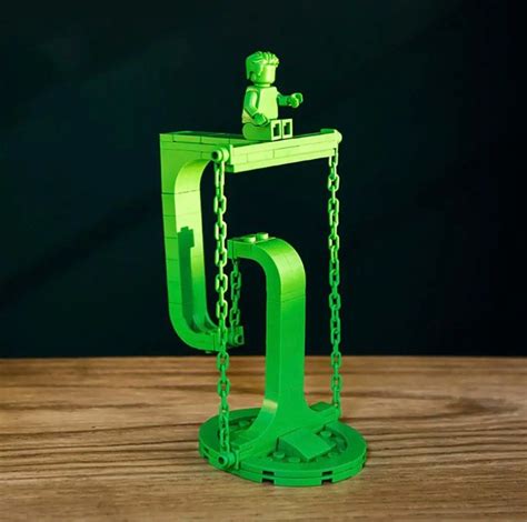 Creative Building Blocks Sets Suspension Tension Balancing Bricks Frame Model Hobbies And Toys