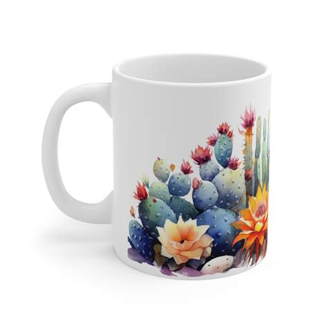 Cute Cacti Ceramic Mugs For Cactus Lovers Mug Shop Houseplants