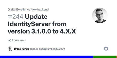 Update IdentityServer From Version 3 1 0 0 To 4 X X Issue 244 DigitalExcellence Dex Backend