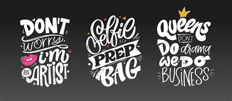 소녀의 힘 페미니즘에 대한 글자 슬로건으로 설정됩니다 블로그 포스터 및 인쇄 디자인에 대한 재미있는 따옴표 자기 관리에 관한 현대 서예 텍스트 벡터 그림 0명에 대한 스톡