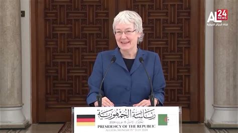 تصريح سفيرة جمهورية ألمانيا عقب استقبالها من قبل الرئيس تبون، بمناسبة