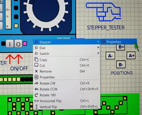 STEPPER MOTOR STUDIO AND TRAINING DF322 SimulIDE