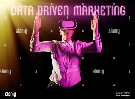 Conceptual Caption Data Driven Marketing Word For Strategy Built On