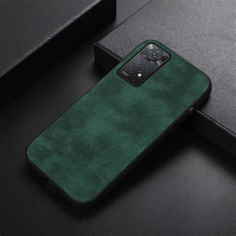 For Xiaomi Redmi Note 11 Pro Morocco Texture Pu Shockproof Phone Case