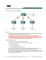 Lab Calculating VLSM Subnets PDF Pdf Https Docplayer Net Lab
