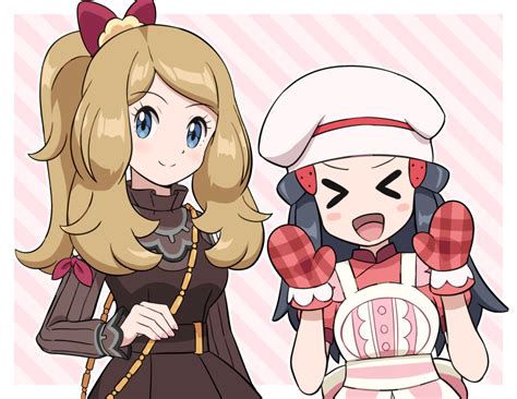 Dawn Serena Dawn And Serena Pokemon And More Drawn By Pokemoa Danbooru