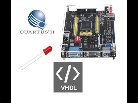 Primer Programa En VHDL Prender LED Y Blink Parpadeo YouTube