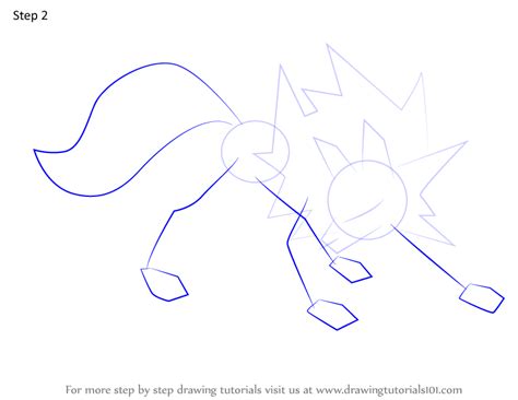 How To Draw Lycanroc Dusk Form From Pokemon Pokemon Step By Step