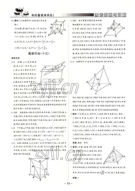 2022年优化探究高效作业高一数学答案青夏教育精英家教网