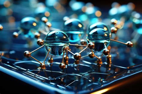 Concept Of Hydrogen Energy Particles H2 Gas Scientific Technology