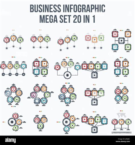 Set With Infographics Stock Vector Image Art Alamy