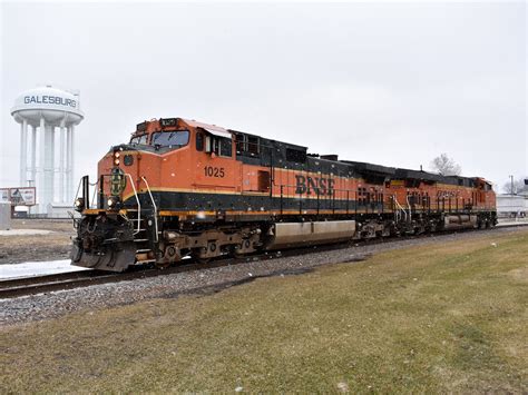 Old School Bnsf Bnsf H1 Dash 9 1025 Leads A Power Move Wes Flickr