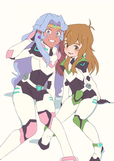 Pidge Gunderson And Princess Allura Voltron Legendary Defender And 1 More Drawn By Miyata