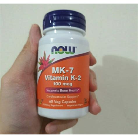 Jual Now Vitamin Mk7 Vit Mk7 Vitamin K2 Vit K2 60 Veg Caps Shopee