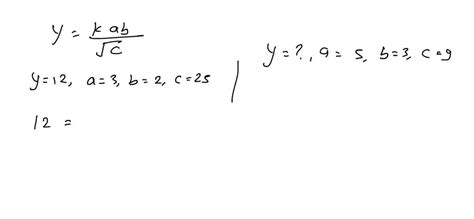 use the four step procedure for solving variation problems given on