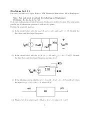 ECE Fall HW Pdf Problem Set Due On At Pm Refer To HW