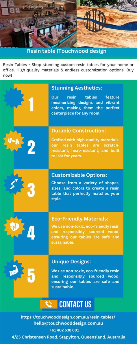 Epoxy Resin Table Touchwood Design Touchwood Design Medium