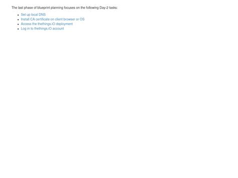 Day 2 Post Deployment Configurations And Go Live Dell Nativeedge With Mingothings Thethings
