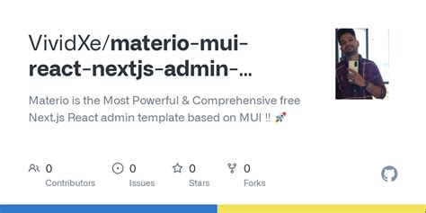 Github Vividxematerio Mui React Nextjs Admin Template Free Materio Is The Most Powerful