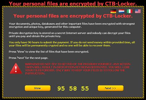 Your Personal Files Are Encrypted By Ctb Locker Decrypt And Remove Ransomware Virus Myspybot