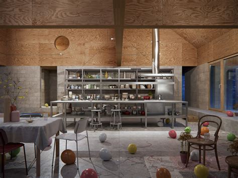 Wojr Designs House Of The Woodland With Huge Roof For Massachusetts