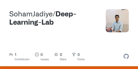 Github Sohamjadiyedeep Learning Lab