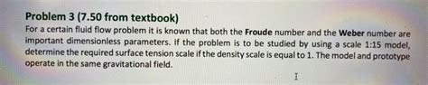 solved problem 3 7 50 from textbook for a certain fluid