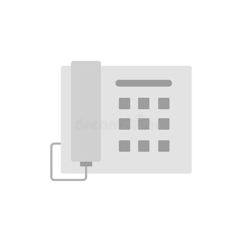 Isolated Vintage Phone Icon Flat Design Stock Vector Illustration Of Vintage Connection