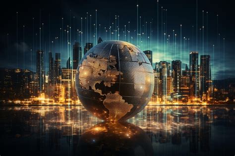 Premium Ai Image Concept Of Success Global Business Data Analysis And