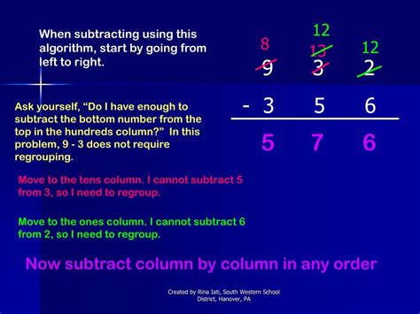 Ppt An Alternative Subtraction Algorithm Powerpoint Presentation