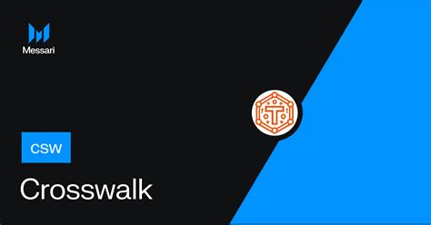 Crosswalk Market Data And Trends Messari