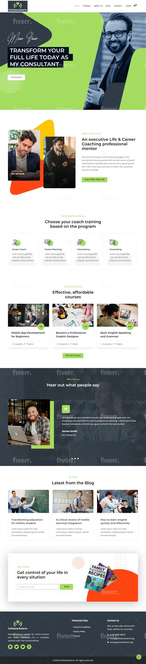 Build Wordpress Elearning Website By Learndash Or Tutor Lms By Md Bahar