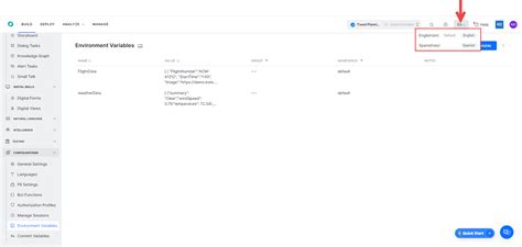 Using Bot Variables V10