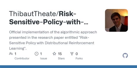 Github Thibauttheate Risk Sensitive Policy With Distributional Reinforcement Learning