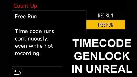 Timecode And Genlock In Unreal Tutorial 14 Youtube