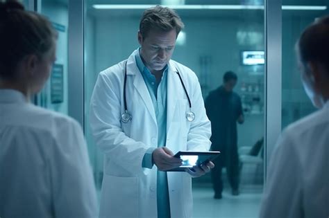 Premium Ai Image Robotics Engineer Researching And Developing A