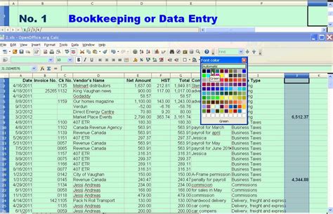 Double Entry Accounting Excel Template
