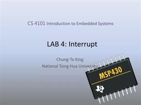 ppt lab 4 interrupt powerpoint presentation free download id 2036743