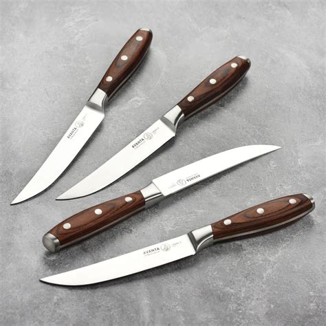 Messermeister Avanta Forged Steak Knife Set With Pakkawood Handles 4