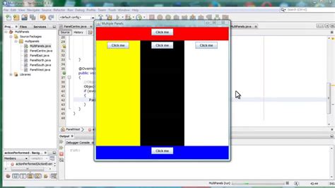 Mutiple Panels In Java Using Netbeans 4 Youtube
