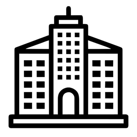 건물 픽토그램 프리미엄 벡터