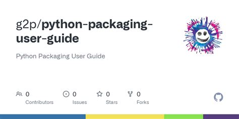 Github G2ppython Packaging User Guide Python Packaging User Guide