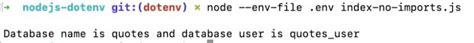 How To Use Environment Variables From A Env File In Nodejs