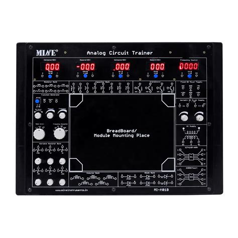 Analog Circuit Trainer Mi A01b Mine Instruments Pvt Ltd
