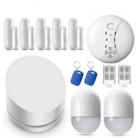 2 4 Inch Screen Wifi Gsm Pstn Alarm System Security Rfid Card Disalarm Motion Detector Smart