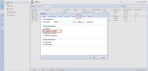 Hướng Dẫn Set Quyền Cho User Thành Admin Trong Kerio Trang Hướng Dẫn